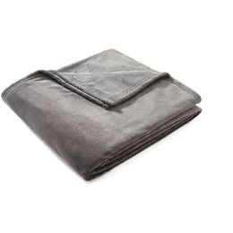 OTTO home Wohndecke &raquo;Tianna&laquo; weiche Kuscheldecke,150x200cm, leicht & kompakt, pflegeleicht, premium grau Polyester B/L: 150cm x 200cm