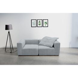 Home Affaire 2-Sitzer &raquo;Utvik bestehend aus 2 Eckelementen&laquo; bestehend aus einzelnen Modulen f&uuml;r individuelle Zusammenstellung grau 95% Polyester, 5% 