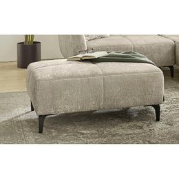 Jockenh&ouml;fer Hocker &raquo;Salo, B: 114 cm&laquo; im Retrolook mit Wellenunterfederung und frei im Raum stellbar beige Chenille: 100% Polyester B/H/T: 114cm x 46cm x 81cm, 