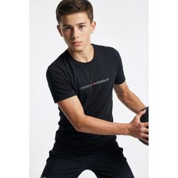 Under Armour Herren Funktionsshirt &raquo;UA B WM BLUR SS&laquo; mit geripptem Kragen, aus Baumwolle und Polyester schwarz XL