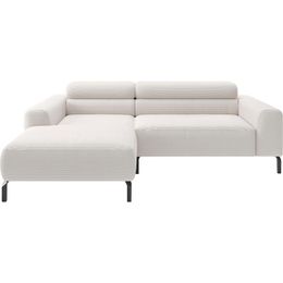 Home Affaire Ecksofa &raquo;Ecksofa, L-Form, incl. Kopfteilverstellung, Breite 223 cm&laquo; wahlweise elektrische Sitztiefenverstellung wei&szlig; 88% Polyester, 12% 