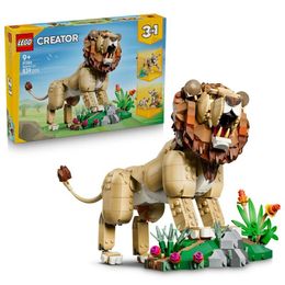 Lego Konstruktionsspielsteine &raquo;Wilde Tiere: Majest&auml;tischer L&ouml;we (31386), Lego Creator&laquo; Made in Europe Einheitsgr&ouml;&szlig;e Konstruktionsspielsteine