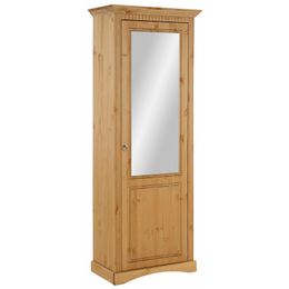 OTTO home Schuhschrank &raquo;Rustic&laquo; aus massiver Kiefer, mit Spiegel, f&uuml;r ca. 16 Paar Schuhe beige Einheitsgr&ouml;&szlig;e