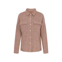 SANIKA Knit Cardigan female size L mottled brown