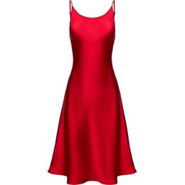 Serena Silueta Kleid 'Below the knee satin slip dress 'Grace'' Damen Gr&ouml;&szlig;e 40 rot Sommerkleid