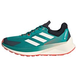adidas terrex Running Shoes 'Soulstride Flow' male size 46 Jade / Light red / Black / White