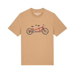 Watapparel T-Shirt ' Tandem ' Herren Gr&ouml;&szlig;e M beige / mischfarben