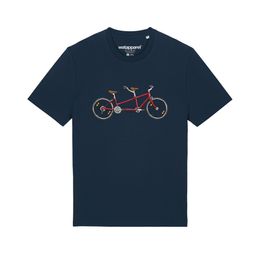 Watapparel Shirt ' Tandem ' Herren Gr&ouml;&szlig;e XXXL dunkelblau / braun / rot