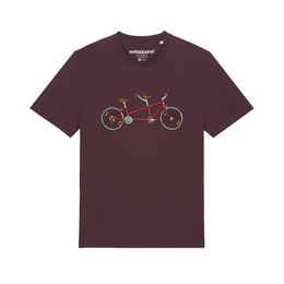 Watapparel T-Shirt 'Tandem' Herren Gr&ouml;&szlig;e L mischfarben / bordeaux