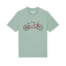 Watapparel T-Shirt ' Tandem ' Herren Gr&ouml;&szlig;e S t&uuml;rkis / mischfarben