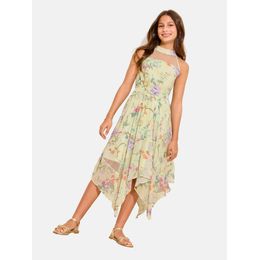Lipsy Kleid M&auml;dchen Gr&ouml;&szlig;e 122 gr&uuml;n / hellgr&uuml;n / lavendel / hummer