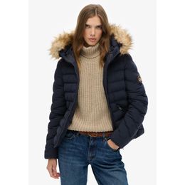 Superdry & Co Winter Jacket 'Fuji' female size XS marine blue