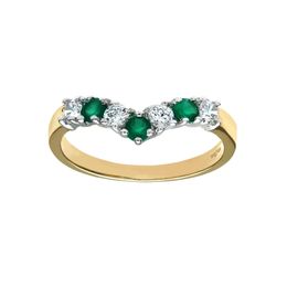 Diamant Leternel Ring Damen Gr&ouml;&szlig;e 47 gold