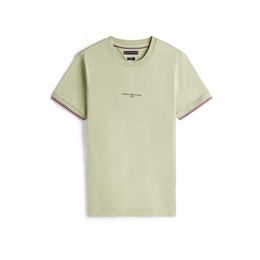 Tommy Hilfiger T-Shirt Herren Gr&ouml;&szlig;e XS navy / hellgr&uuml;n / wei&szlig;