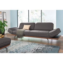 Creation BY ROLF BENZ 3-Sitzer &raquo;CR.420, Designsofa, Loungesofa&laquo; in 2 Qualit&auml;ten, Holzrahmen in Eiche Natur oder Nu&szlig;baum, Breite 232 cm braun Leder 