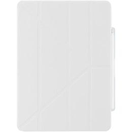 Tablet-H&uuml;lle &raquo;Origami No3 Pencil Case iPad Pro 11" M4 (2024)&laquo; iPad 28 cm (11 Zoll) wei&szlig; Polycarbonat, Polyurethan (PU) Unterst&uuml;tzt automatische Schlaf