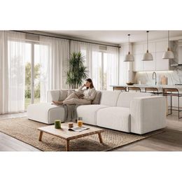 OTTO home Ecksofa &raquo;Merid L-Form, B: 295 cm - OTTO. Verl&auml;ssliche Qualit&auml;t.&laquo; jederzeit durch Module erweiterbar beige 100% Polyester B/H/T: 295cm x 70cm