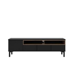 Home Affaire TV-Board &raquo;Roomers TV-Board, TV-M&ouml;bel, TV-Unit, Media-M&ouml;bel, Sideboard&laquo; Breite/H&ouml;he 156/48 cm, 2 offene F&auml;cher mit Rahmen-Optik, 