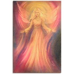 Artland Wandbild &raquo;Engel Licht Liebe - Spirituelle Malerei&laquo; Religion 1 Stk. tlg. als Alubild, Leinwandbild in verschied. Gr&ouml;&szlig;en pink B/H/T: 40cm x 60cm, 