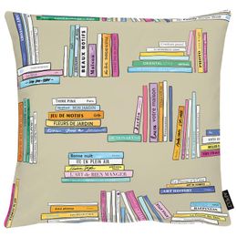 Apelt Dekokissen &raquo;Carta - Digitaldruck auf Samt&laquo; inclusive Soft-Kissenf&uuml;llung 100% PES Polyester B/L: 45cm x 45cm, 1 Stk.