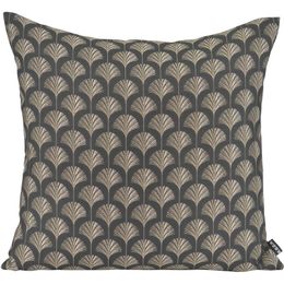 HOCK Dekokissen &raquo;Erny&laquo; Sofakissen inkl. F&uuml;llung, 50x50cm, Dekokissen, Gingko-Muster Obermaterial: 100% Polyester. F&uuml;llung: 100% Polyester B/L: 50cm x 50cm,