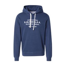 s.Oliver Sweatshirt male size XXXL Dark blue / White