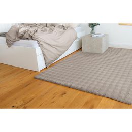 Padiro Teppich &raquo;Hailey 125&laquo; rechteckig 30 mm H&ouml;he Softtouch beige Polyester B : 200cm 1 Stk., 30mm, L: 290cm