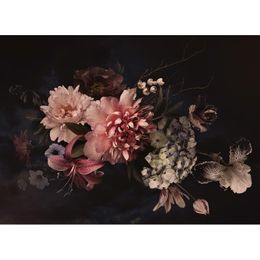 Livingwalls living walls Fototapete &raquo;Designwalls Blossom Variety 1&laquo; glatt Vlies, Wand, Schr&auml;ge, Decke rosa Vlies B/L: 3,5m x 2,55m