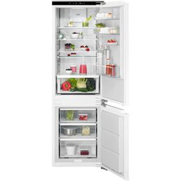 AEG Einbauk&uuml;hlgefrierkombination Serie 7000 &raquo;TSC7M183EC&laquo; 176,9 cm hoch 55,7 cm breit 245 Liter, GreenZone-Vitamine bleiben erhalten, NoFrost, Festt&uuml;r 