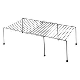Metaltex K&uuml;chenregal &raquo;Adapto&laquo; Schrankeinsatz, ausziehbar von 33 cm bis 57 cm silber Metall B/H/T: 57cm x 15cm x 24cm, 1 Stk.