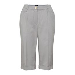 GOLDNER Bundfaltenhose 'Carla' Damen Gr&ouml;&szlig;e 19 silbergrau