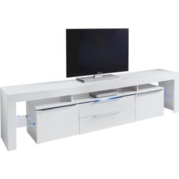 borchardt M&ouml;bel borchardt M&ouml;bel Lowboard &raquo;Lima&laquo; Breite 220 cm wei&szlig; Einheitsgr&ouml;&szlig;e