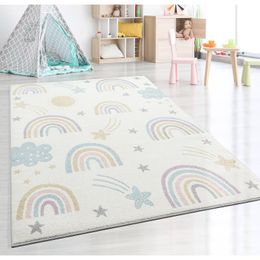 the carpet Teppich &raquo;Beat Kids&laquo; rechteckig 9 mm H&ouml;he Kids Kinderzimmer Teppich strapazierf&auml;hig und pflegleicht beige Polypropylen B : 80cm 1 Stk., 9mm,