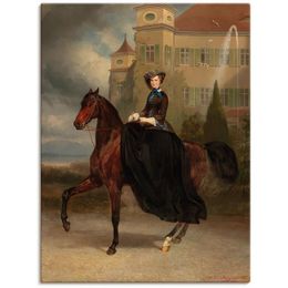 Artland Leinwandbild &raquo;Kaiserin Elisabeth von &Ouml;sterreich&laquo; Historische Pers&ouml;nlichkeiten 1 Stk. tlg. auf Holzrahmen gespannt braun Leinwand B/H/T: 60cm x 80cm, 