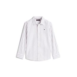Tommy Hilfiger Button Up Shirt boy size 104 marine blue / Light blue / White
