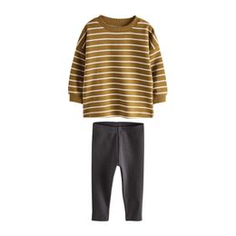 next Set boy size 98 Mustard / Grey / White