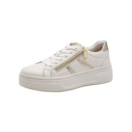 Tamaris Sneaker Damen Gr&ouml;&szlig;e 38 gold / naturwei&szlig; Sommerschuhe