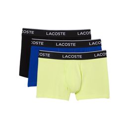 Lacoste Boxershorts Herren Gr&ouml;&szlig;e L kobaltblau / limone / schwarz / wei&szlig;
