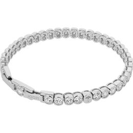 JOOP! Damen JOOP! Tennisarmband &raquo;2038913&laquo; mit Zirkonia (synth.) silber 19cm, Silber 925 (Sterlingsilber)