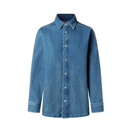 Pepe Jeans Bluse 'ELLEN IKAT '' Damen Gr&ouml;&szlig;e XL blue denim