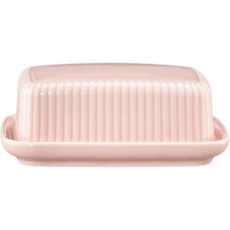 Seltmann Weiden Butterdose &raquo;Amina&laquo; 250 g, Dose mit Deckel rosa Porzellan B/H/L: 14cm x 6,2cm x 17,5cm