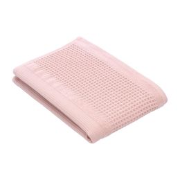 Vossen Badetuch &raquo;Senses&laquo; leichte Waffelstruktur rosa Waffelpiqu&eacute;, Baumwolle B/L: 67cmx140cm, 1 Stk., Waffelpiqu&eacute;