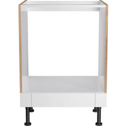 KOCHSTATION Herdumbauschrank &raquo;KS-Ahus&laquo; Breite 60 cm braun wildeiche Nachbildung, B/H/T: 60cm x 87cm x 58,4cm