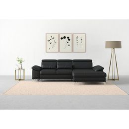 Sit & More sit&more Ecksofa &raquo;Cabrio L-Form, B: 295 cm, mit Sitztiefen-, Arm- & Kopfteilverstellung&laquo; 2 Nierenkissen, Federkern, optional Schlaffunktion und 