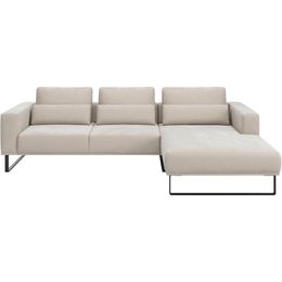 Musterring Ecksofa &raquo;JUSTB! PM100, stilvoller Lounge-Komfort von &laquo; Kollektion Bettina Zimmermann, optionaler Sitzvorzug & Fu&szlig;-Auswahl beige 94% Polyester, 6% 