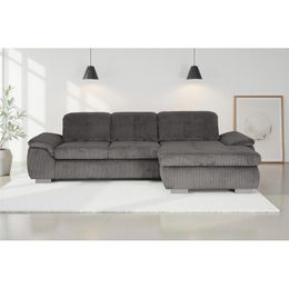 Die PlanBar Ecksofa &raquo;MP-IN16037 L-Form, Breite 289 cm, mit Federkern-Polsterung&laquo; mit Sitztiefenverstellung & Zierkissen 88% Polyester, 12% Polyamid B/