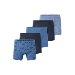 Schiesser Boxer '95/5' Jungen Gr&ouml;&szlig;e 92 blau / nachtblau