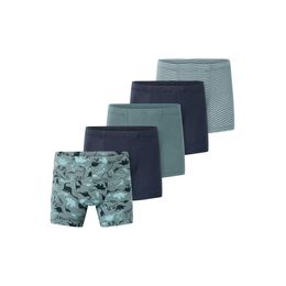 Schiesser Unterhose '95/5' Jungen Gr&ouml;&szlig;e 128 dunkelblau / mint / jade