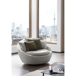 Trendmanufaktur Drehsessel &raquo;Maui, inklusive 2 R&uuml;ckenkissen und 1 Zierkissen, moderne Optik&laquo; Sessel mit Drehfunktion, frei im Raum Stellbar, XXL Sessel