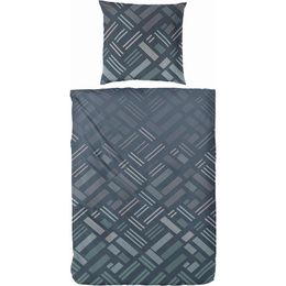 Primera Bettw&auml;sche &raquo;Satin Bettw&auml;sche "Retro"&laquo; 2 Stk. Mit Kindheitserinernden Tetris strukturen bunt Mako-Satin, Obermaterial: 100% Baumwolle B/L: 135cm x 